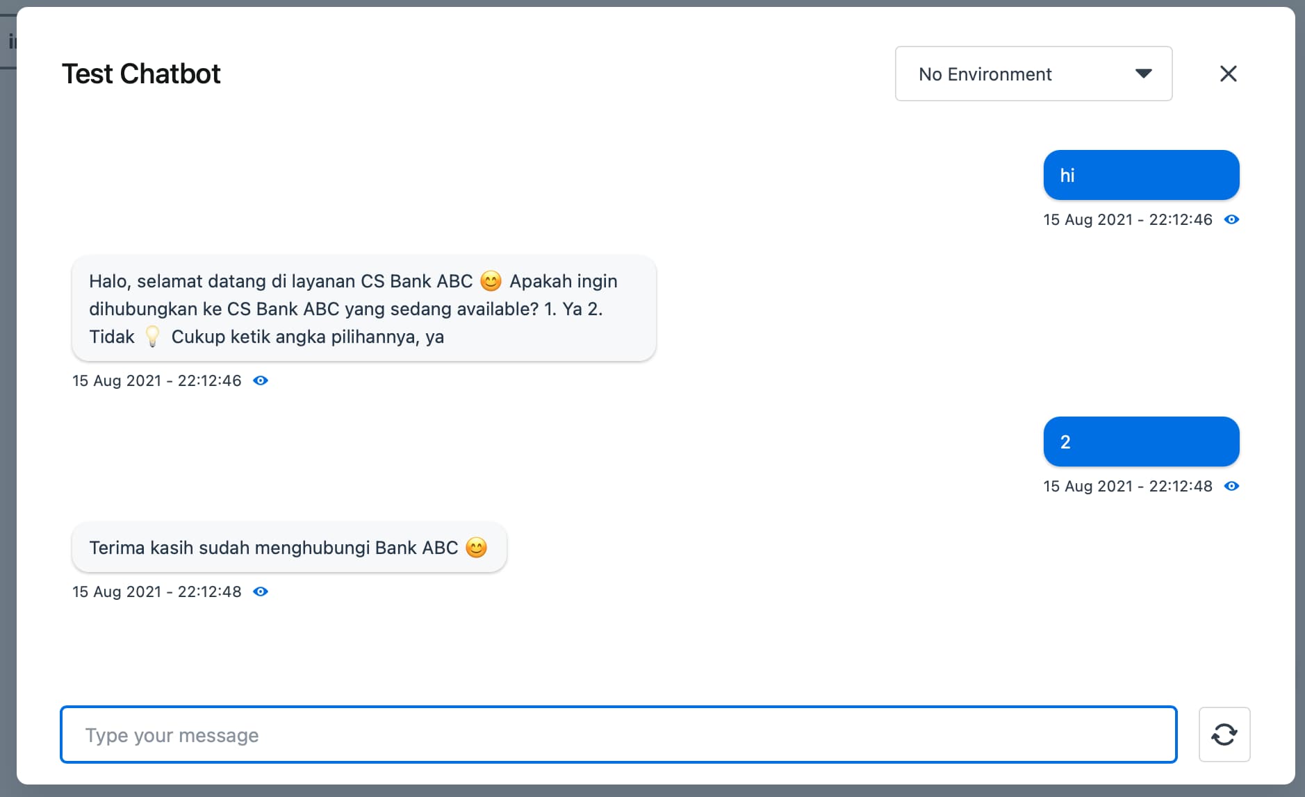 Create Simple Bot Handover from Chatbot to Agent Tutorial · Kata ... Create Simple Bot Handover from Chatbot to Agent Tutorial · Kata ...
